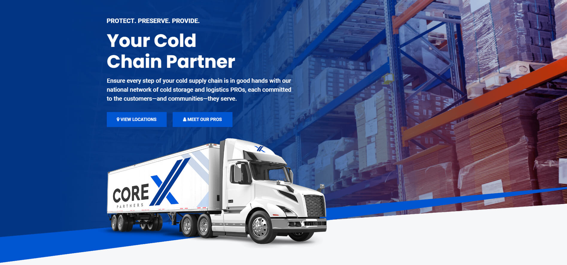 CORE X Partners | National Cold Chain Logistics Network