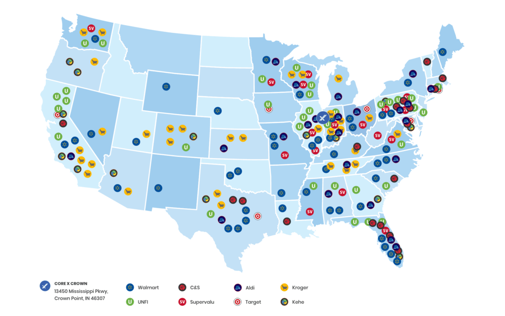CORE X CROWN | Midwest Cold Storage & Consolidation